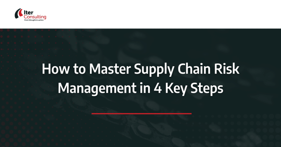 How to Master Supply Chain Risk Management in 4 Key Steps